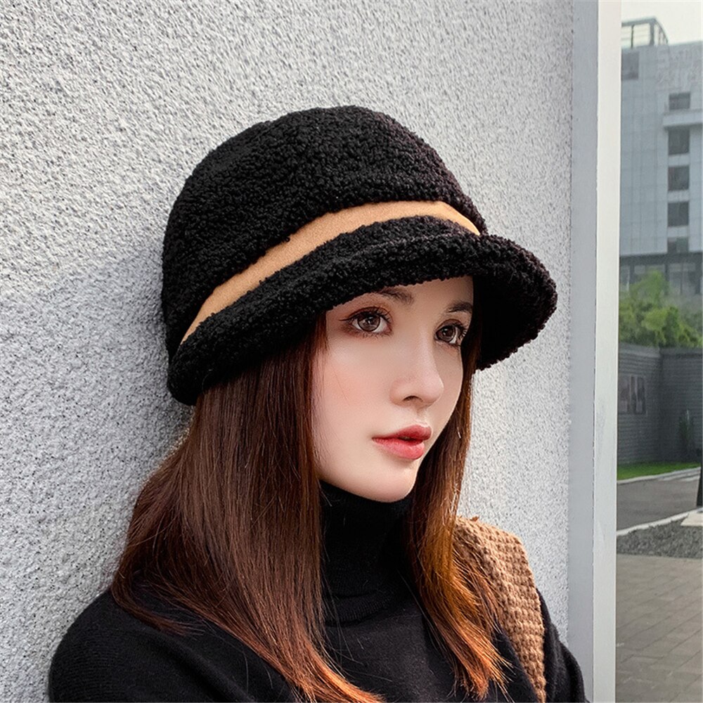 Style Hat Female Plaid Outdoor Leisure Art Painter... – Grandado