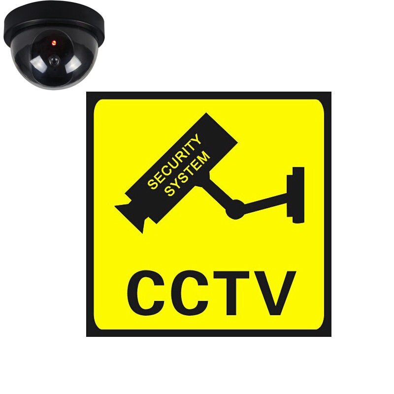 CCTV Warning Sticker Sign Security Video Surveilla... – Grandado