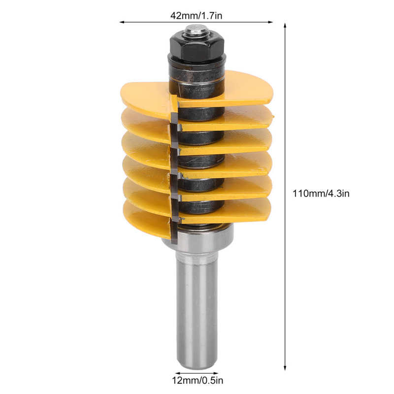 1/2in Shank Woodworking Cutter Finger Glue Joint R... – Grandado