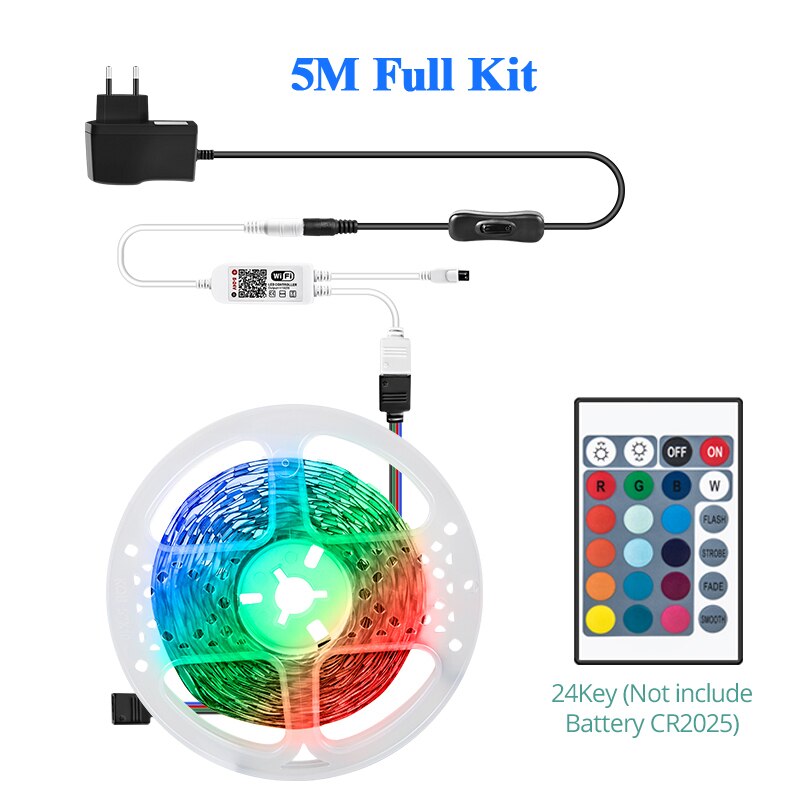 5050 led-valonauhaa dc12v led-nauhavaloa vedenpit... – Grandado