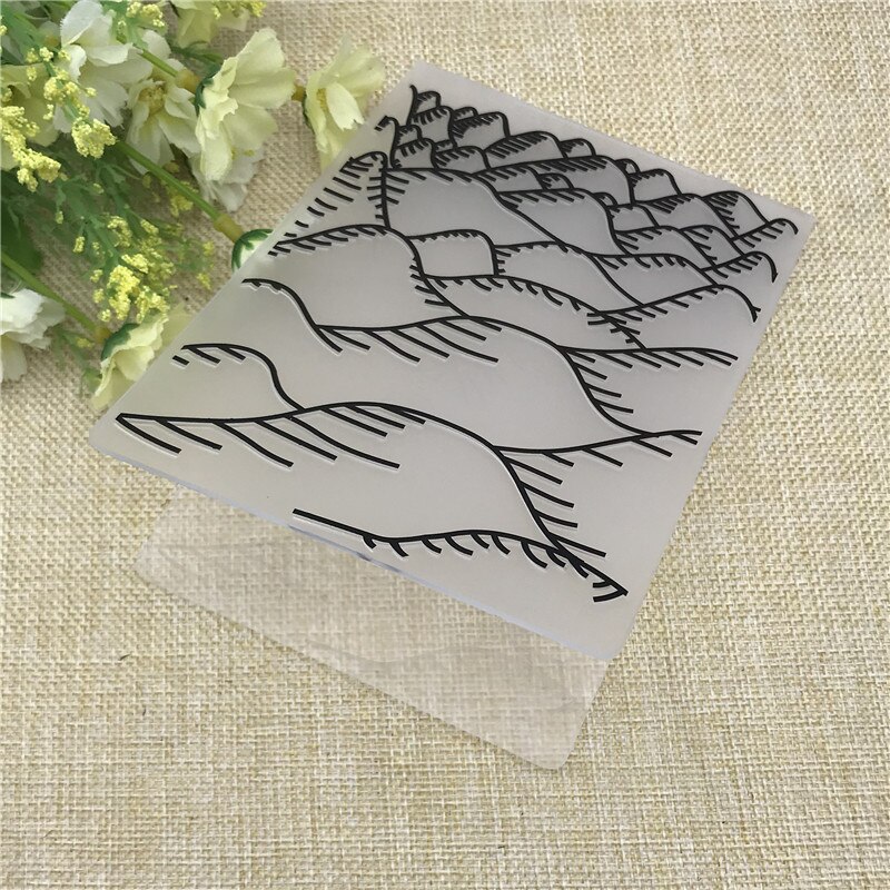 Dossier de gaufrage en plastique bricolage montagn... – Grandado