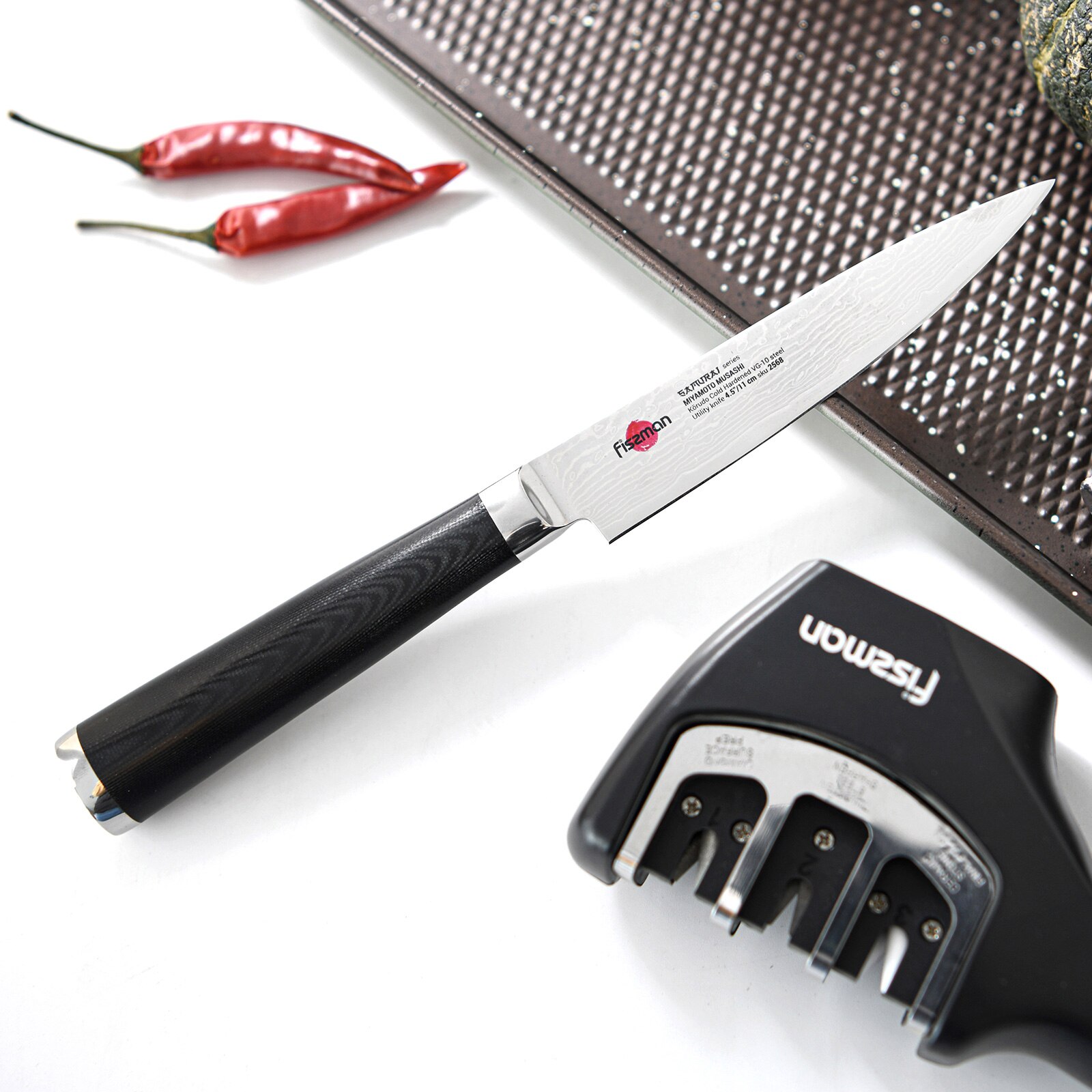FISSMAN Paring Knife SAMURAI MUSASHI Series Steel ... – Grandado