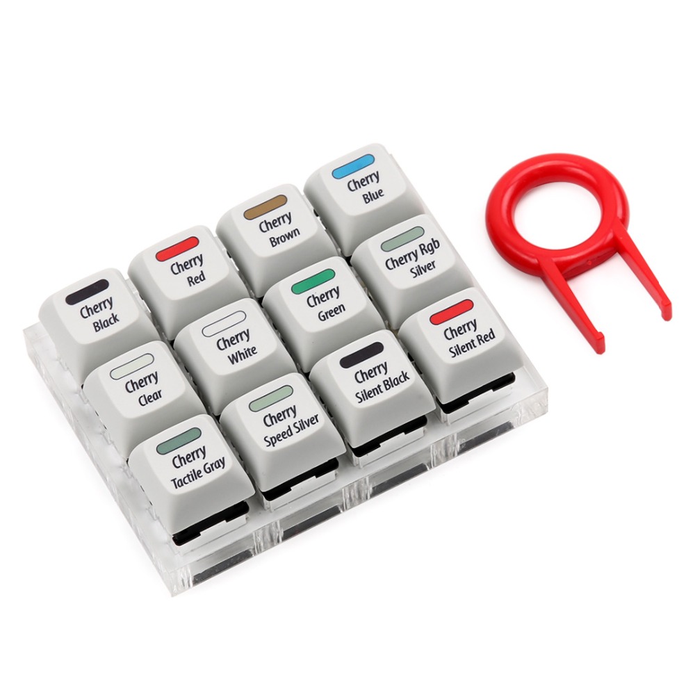Cherry 12 Switches Tester with XDA Dye-sub keycaps... – Grandado