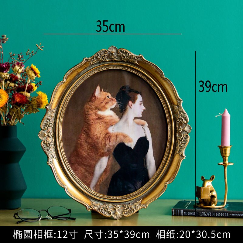 6/7/12 Inch European Palace Vintage Photo Frame Re... – Grandado