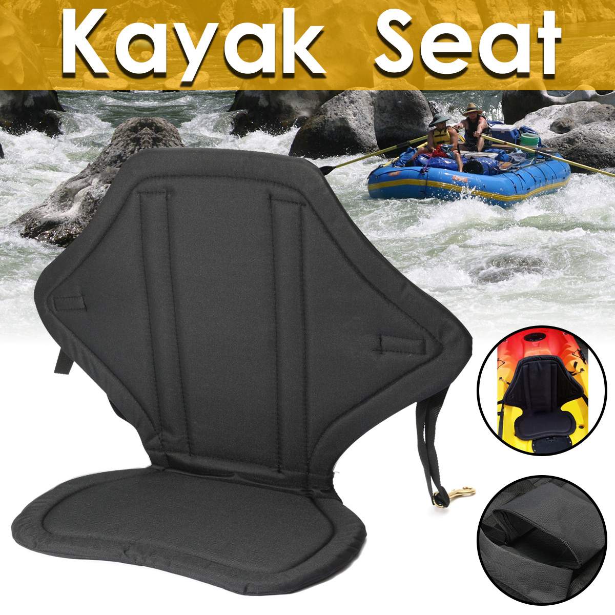 Adjustable Kayak Seat Rowing Boat Soft Cushion Pad... – Vicedeal