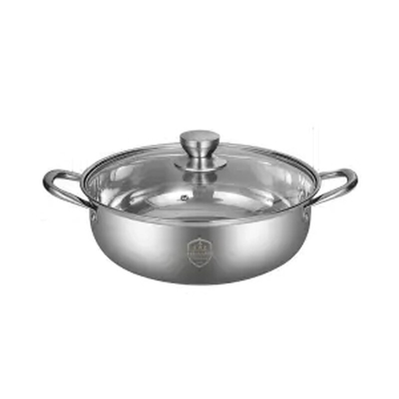 Stock Pot Thickened 304 Stainless Steel Pot with D... – Grandado