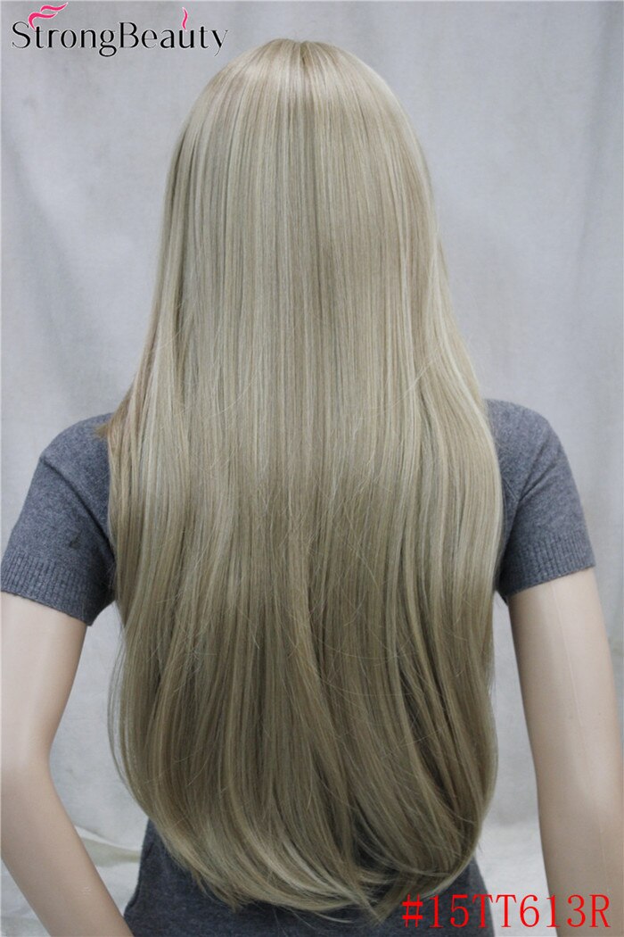 Strong Beauty Synthetic Long Straight Women Wigs C... – Grandado
