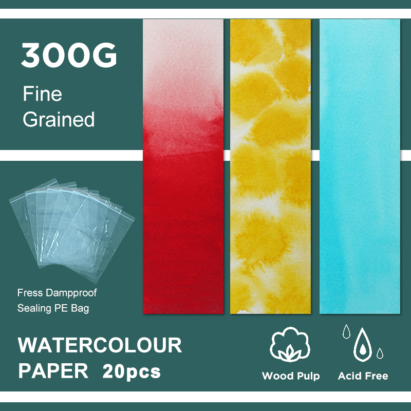SeamiArt 10/20pcs 32K 16K Watercolor Drawing Paper... – Grandado