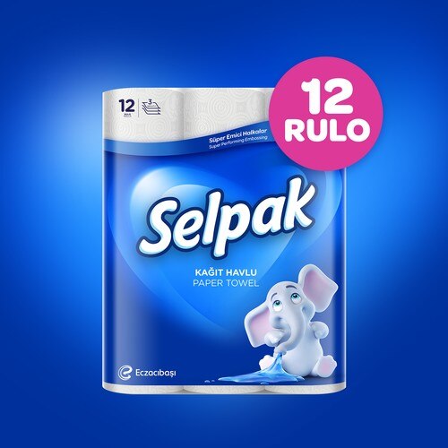 Selpak Papieren Handdoek Servet Roll 12 Pcs – Vicedeal