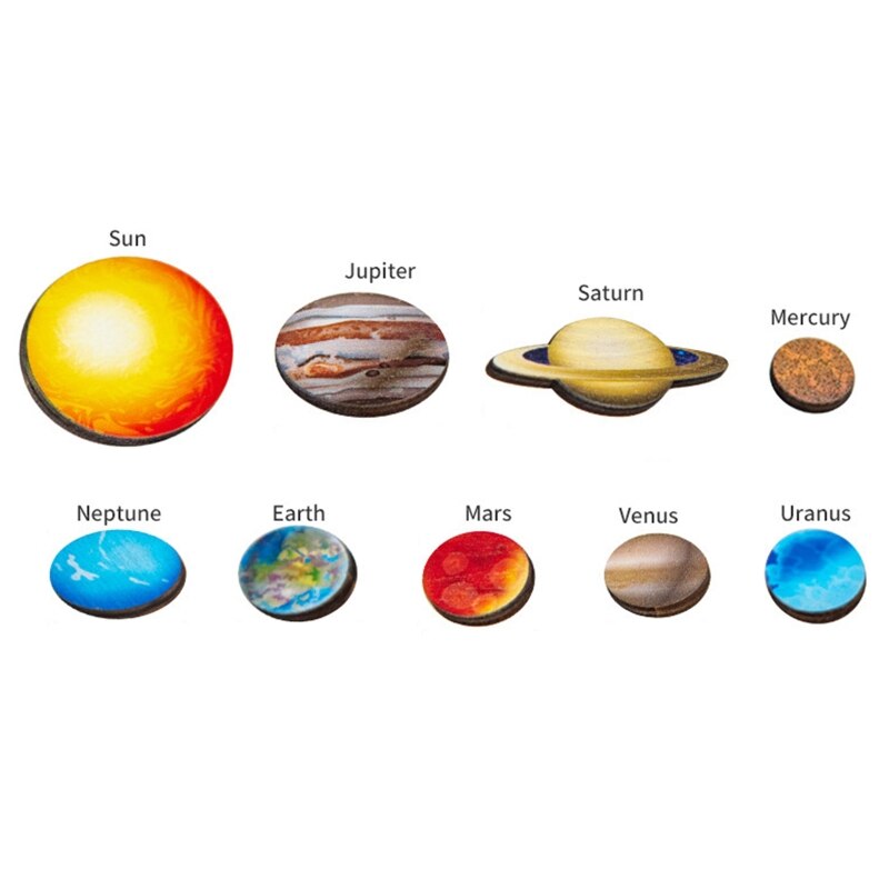 Puzzle Science Planet Wooden Puzzle Brain Training... – Grandado