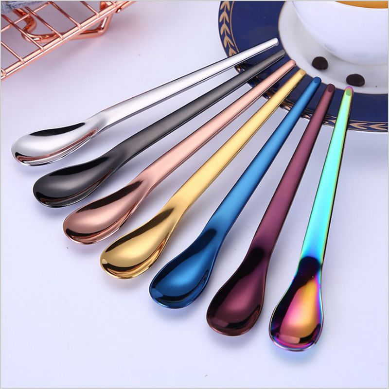 304 Stainless Steel Coffee Spoon Stirring Spoon Ti... – Vicedeal