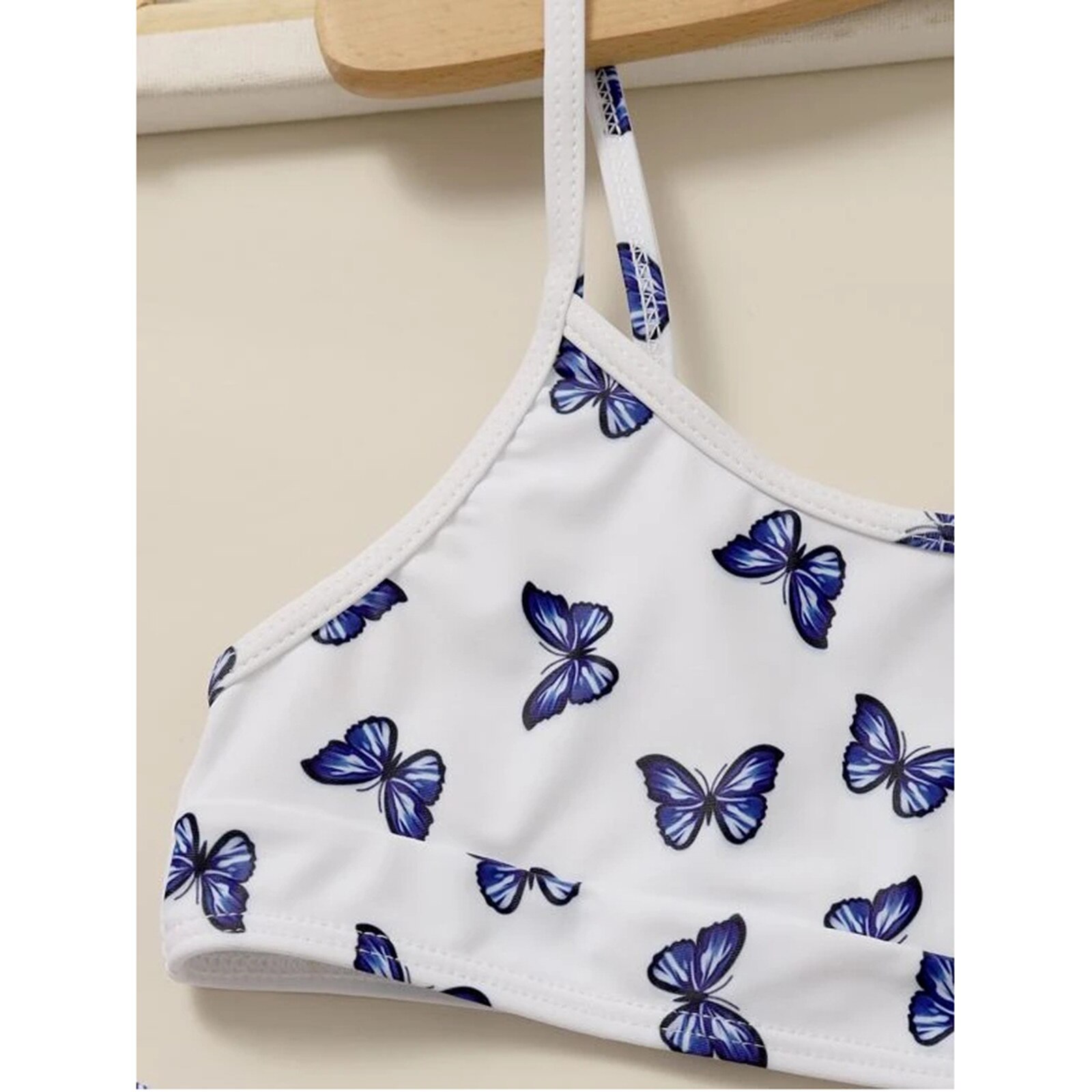 Girl Butterfly Print Bikini Set Children Swimsuit ... – Grandado