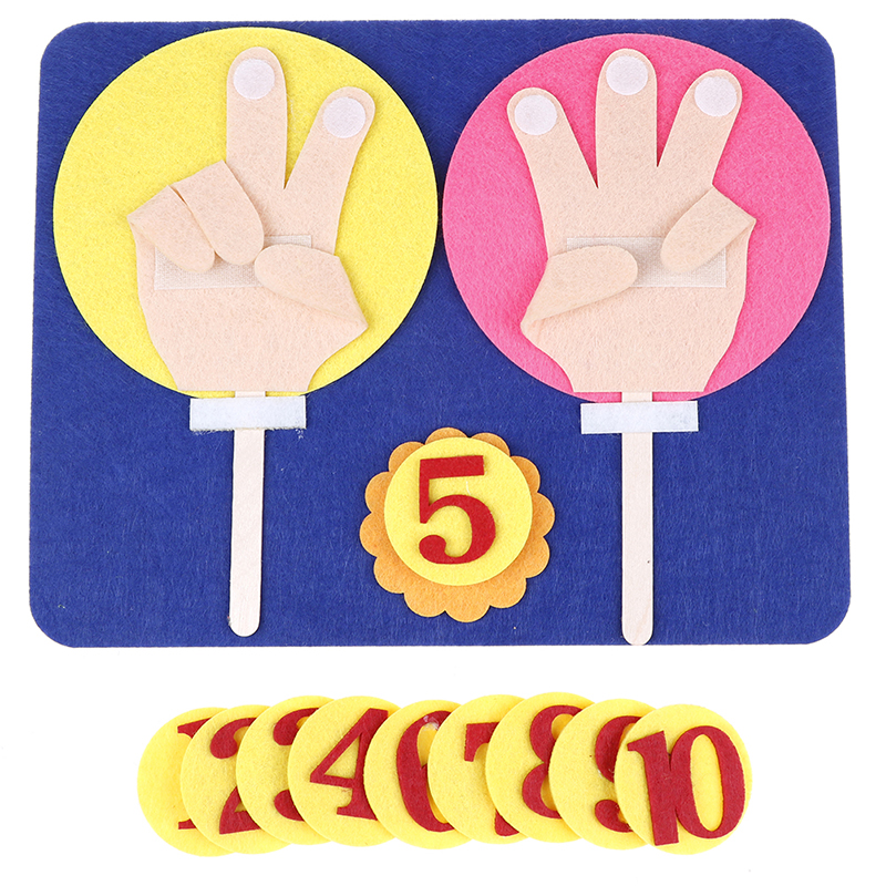 Felt Finger Numbers For Child Early Learning Digit... – Grandado