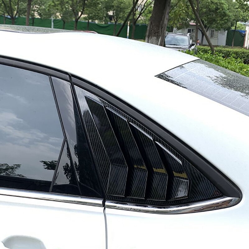 Rear Window Triangular Carbon Fiber Window Blinds ... – Grandado
