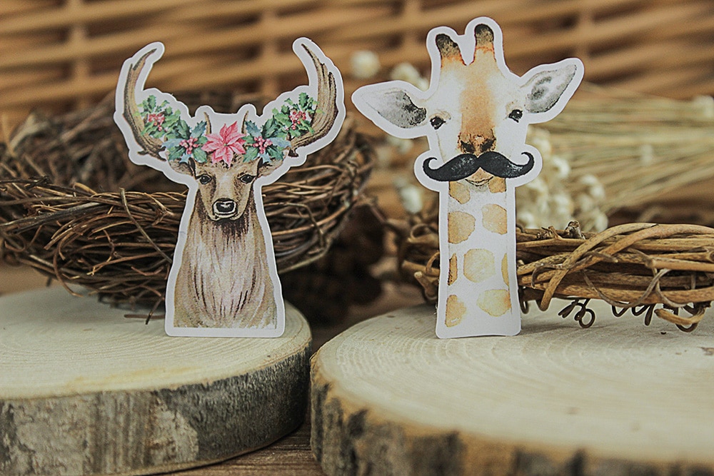 50PCS Cute animal stickers DIY scrapbooking album ... – Vicedeal