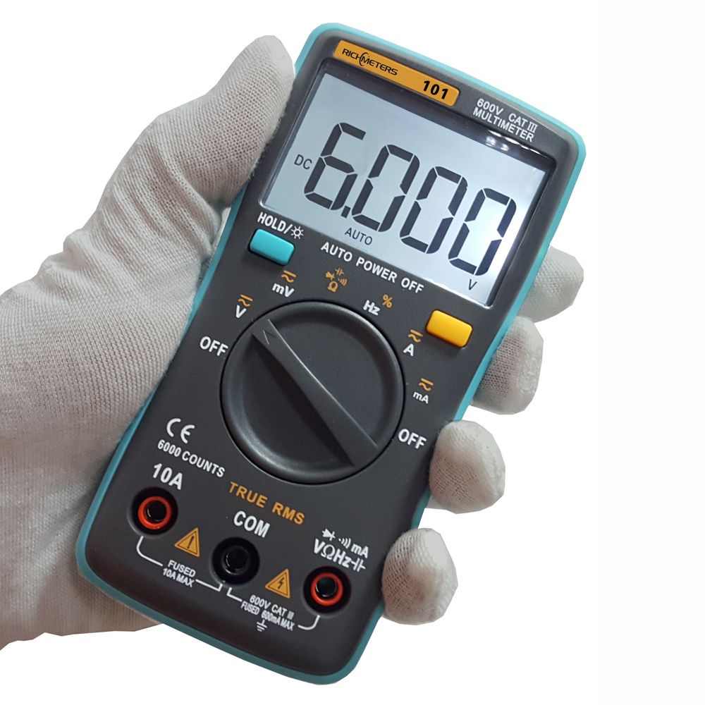 RICHMETERS RM102 Multifunktions Digital Multimeter... – Vicedeal