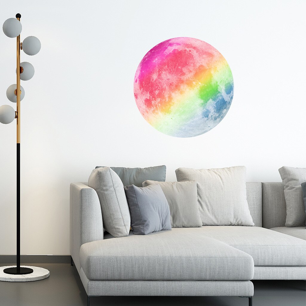 20cm Luminous Moon 3D Wall Sticker for Kids Room B... – Grandado