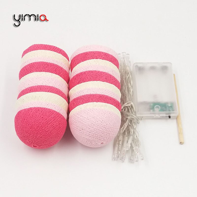 20pcs Cotton Balls LED String Lights Battery Opera... – Vicedeal