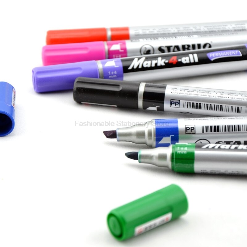 6 Pcs/Lot Stabilo 653 Marker Pen Marking Pen Round... – Grandado