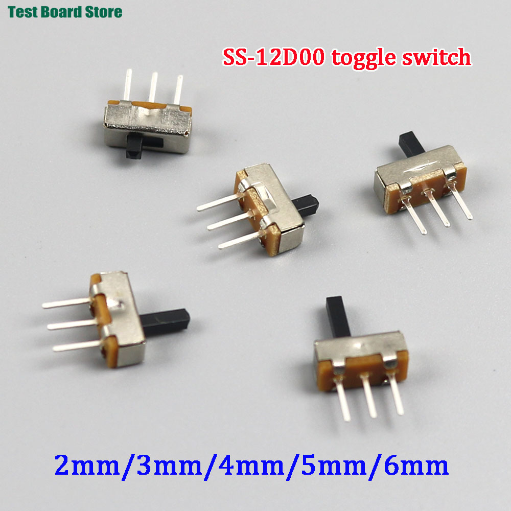 50Pcs SS12D00 Interruptor on-off mini Slide Switch... – Vicedeal