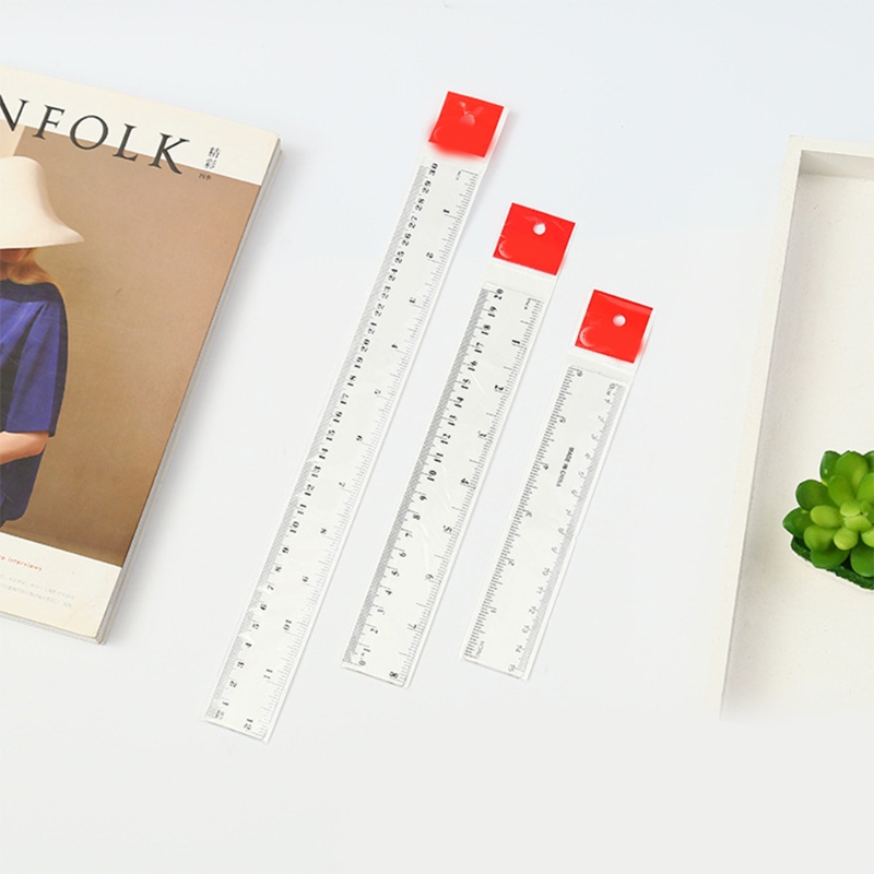 Clear Ruler Plastic Ruler Small Ruler with Centime... – Grandado