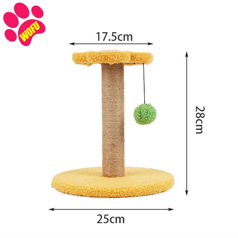 WOFUWOFU Tall Cat Scratching Post Cat Interactive ... – Vicedeal