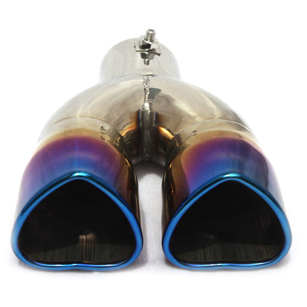 2.5 inch Inlet Square End One Change Dual Stainles... – Grandado