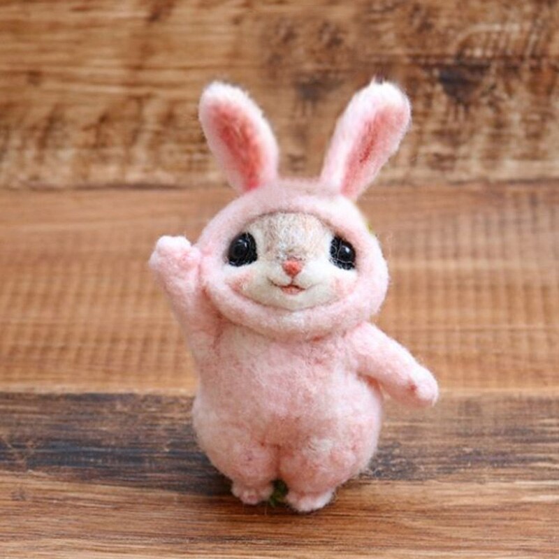 Non-Finished Wool Felt Rabbit Mouse Style Felt Sha... – Grandado