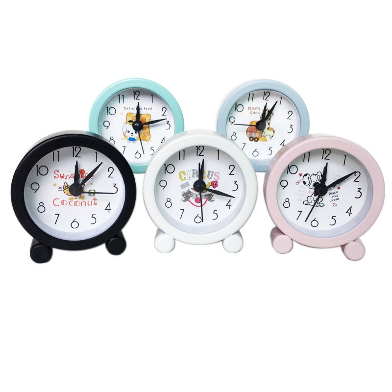 1PCs Cute Cartoon Mini Metal Alarm Clock Portable ... – Vicedeal