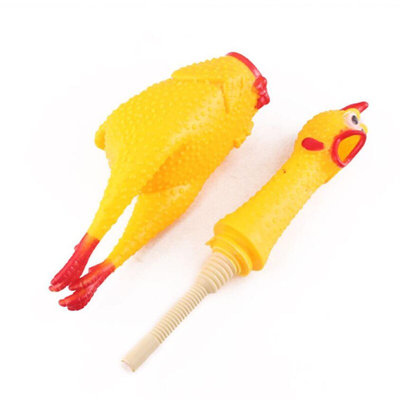 3 Sizes Classic Screaming Chicken Pets Dog Toys Sq... – Grandado
