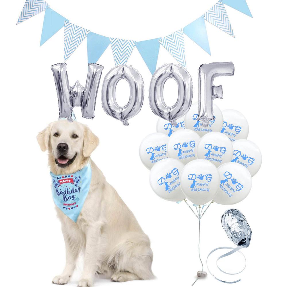 16 inch WOOF letter balloon combination pet dog bi... – Vicedeal