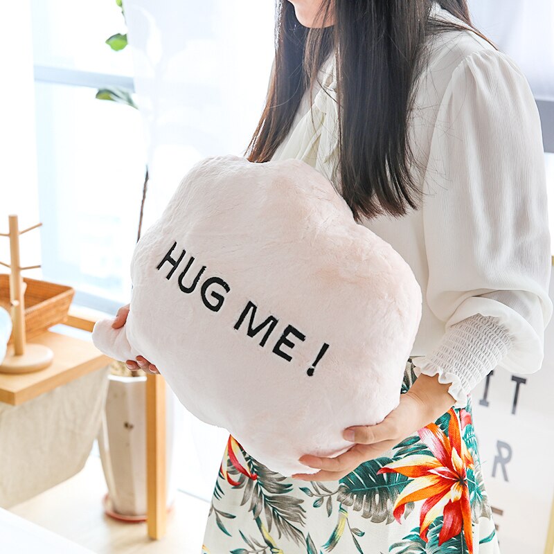 Plush Throw Pillows With Cloud Pattern Hug Me Cush... – Grandado