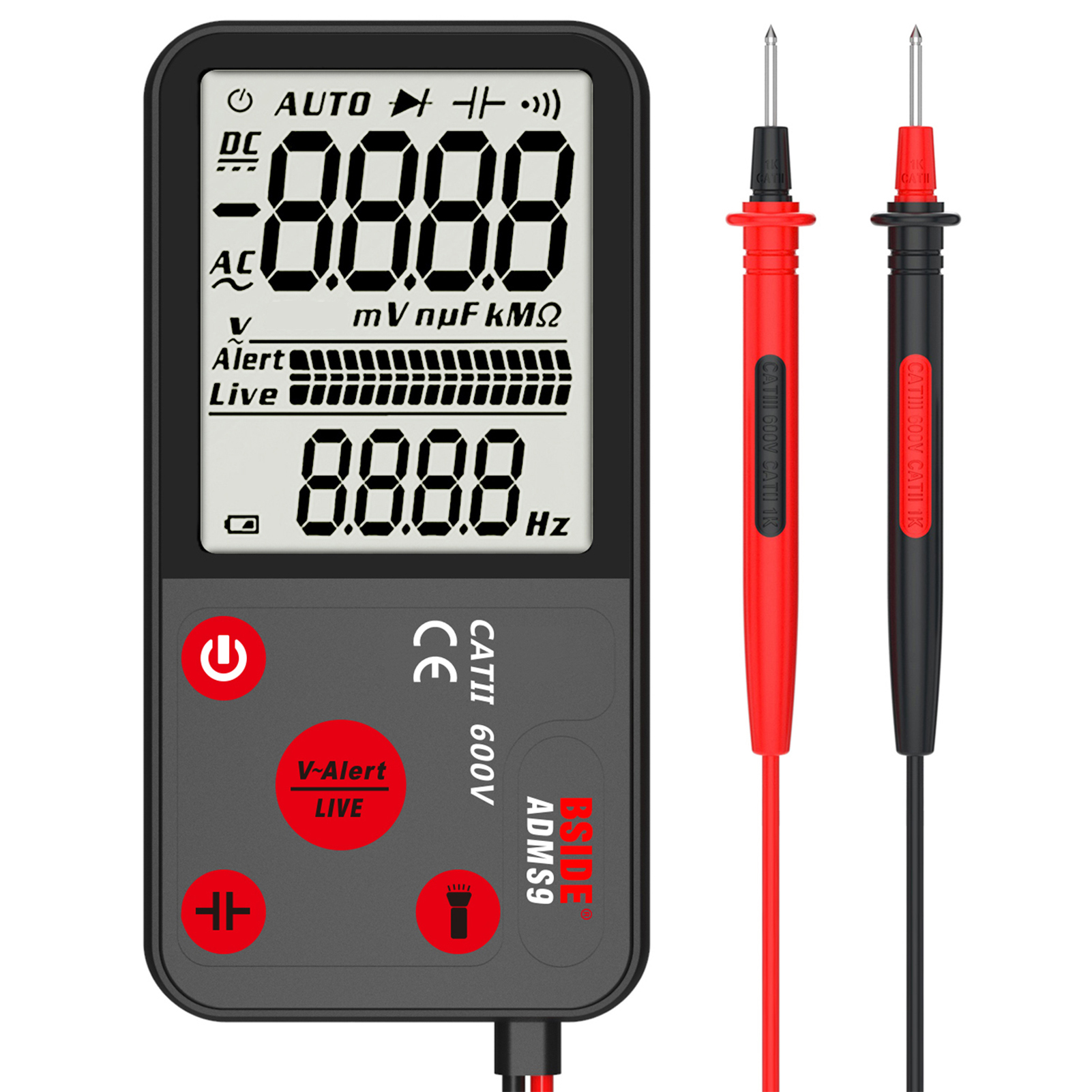 Digital Multimeter True RMS Ultra-Thin Large Scree... – Grandado