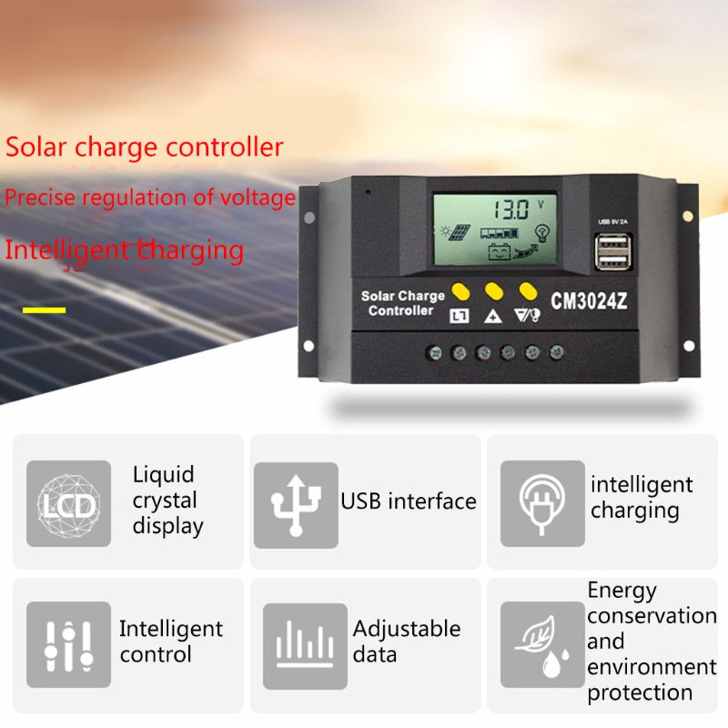 10-40A Solar Panel Controller Charge Regulator Bat... – Grandado