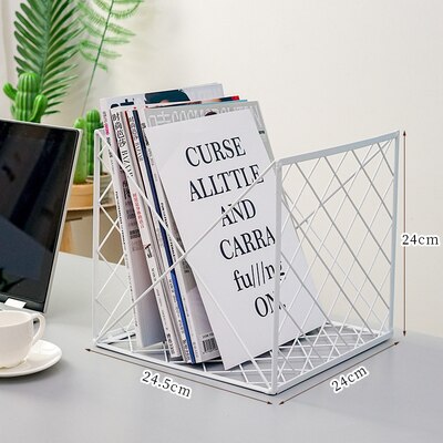 Ins Grid Ijzeren Opbergrek Huishouden Desktop Boek... – Grandado