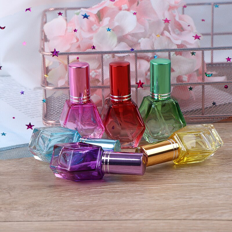 1PC 10ml Colorful Glass Perfume Bottles Spray Refi... – Grandado