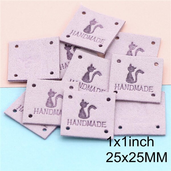 20pcs Kawaii Cat Leather Labels for Hats Bag Handm... – Grandado