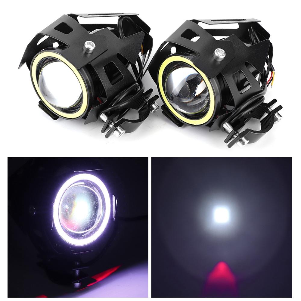 2Pcs 12V 125W 3000lm U7 Led Angel Eyes Spotlight W... – Vicedeal