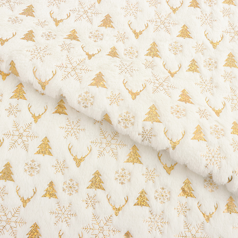 50x50cm PV Velvet Stamping Christmas Tree Snowflak... – Vicedeal