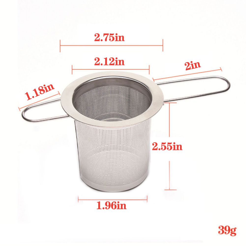 304 Rvs Herbruikbare Thee Zetgroep Theezeefje Thee... – Vicedeal