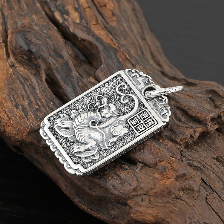 100% 925 Silver Fengshui Wealth Pixiu Pendant 925 ... – Grandado