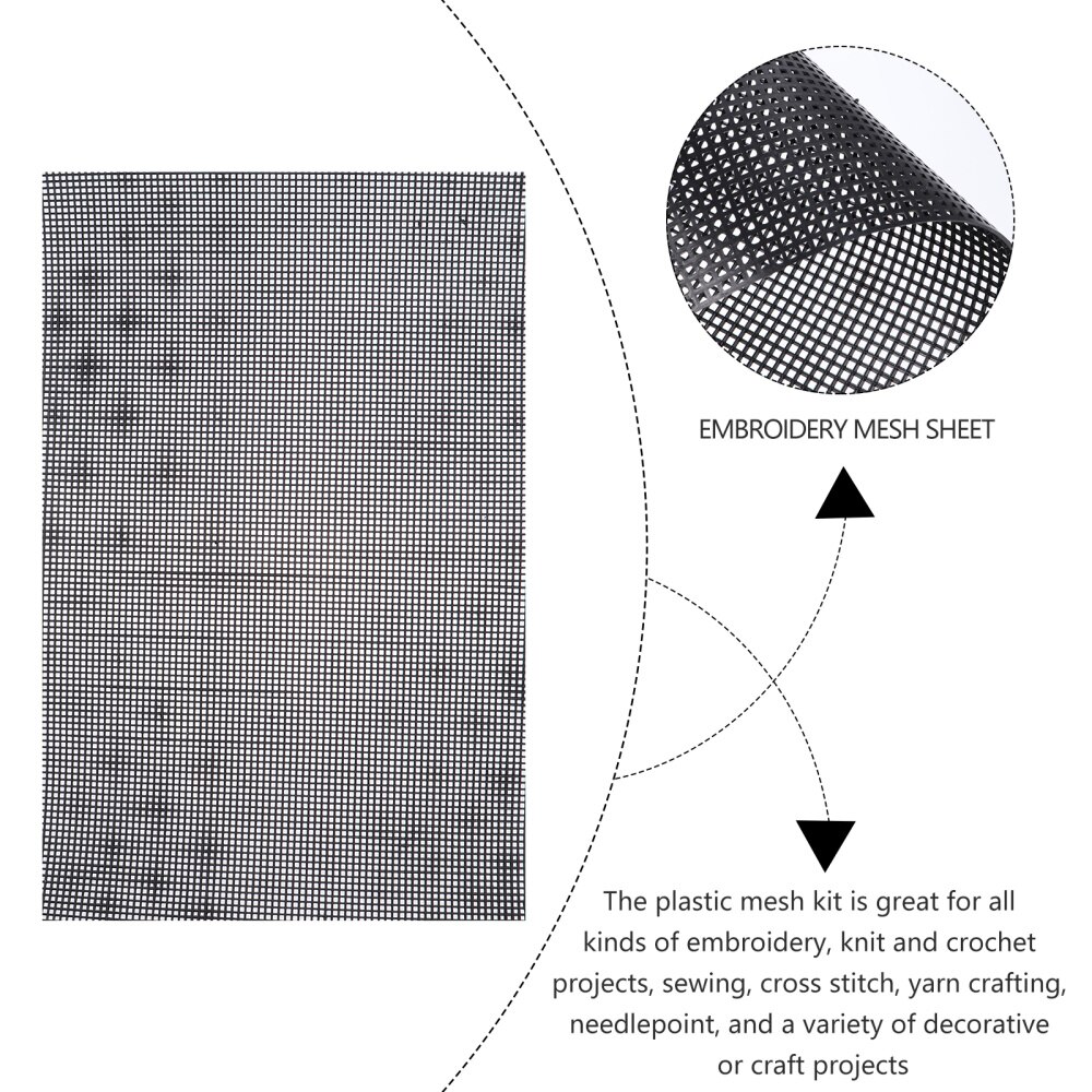 5Pcs Rechthoekige Mesh Sheet Borduurwerk Mesh Shee... – Grandado