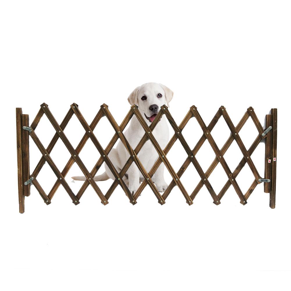 Carbonized Pet Gate Dog Fence Retractable Fence Do... – Vicedeal