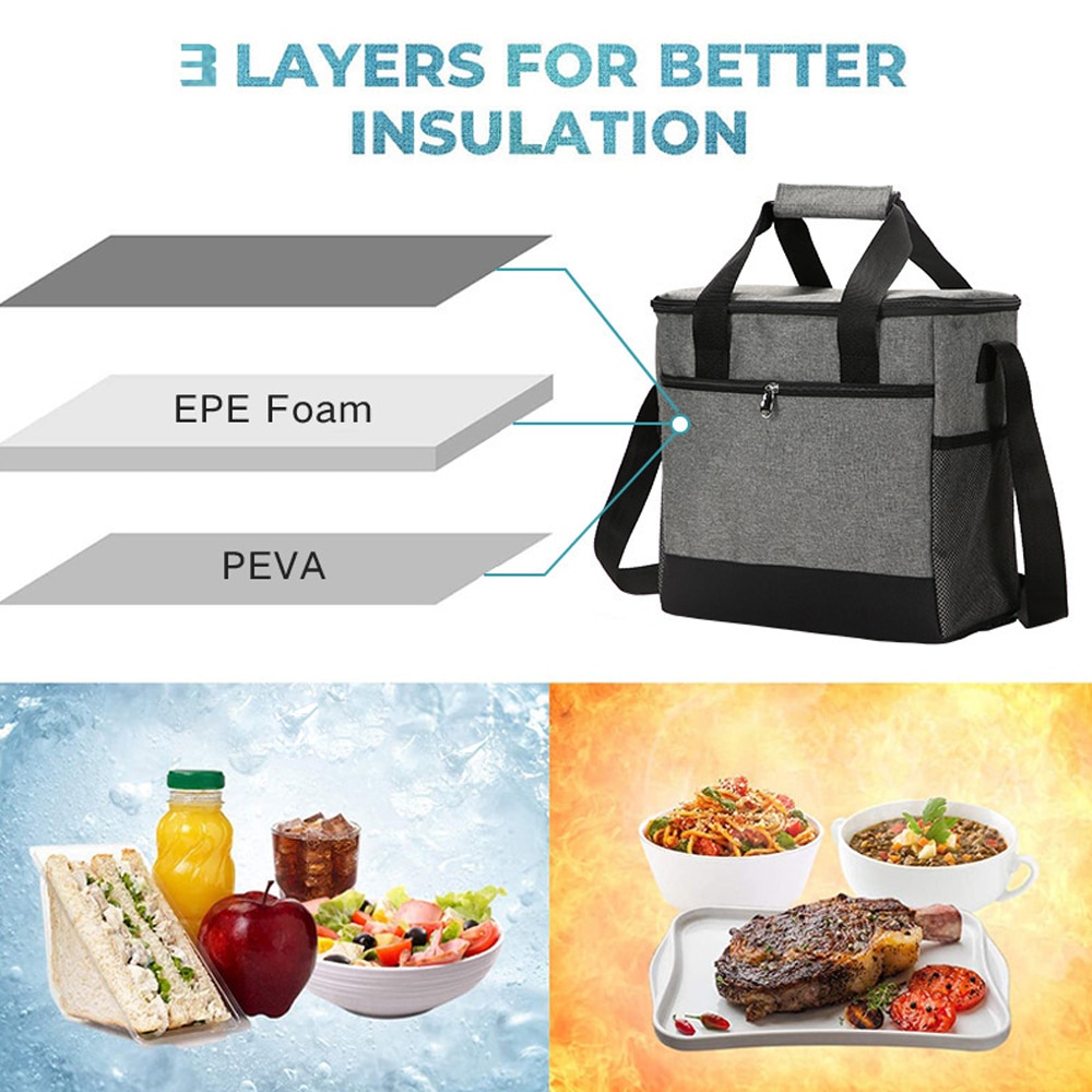 Lunch Bag Hand-held Insulation Bag Picnic Insulati... – Vicedeal