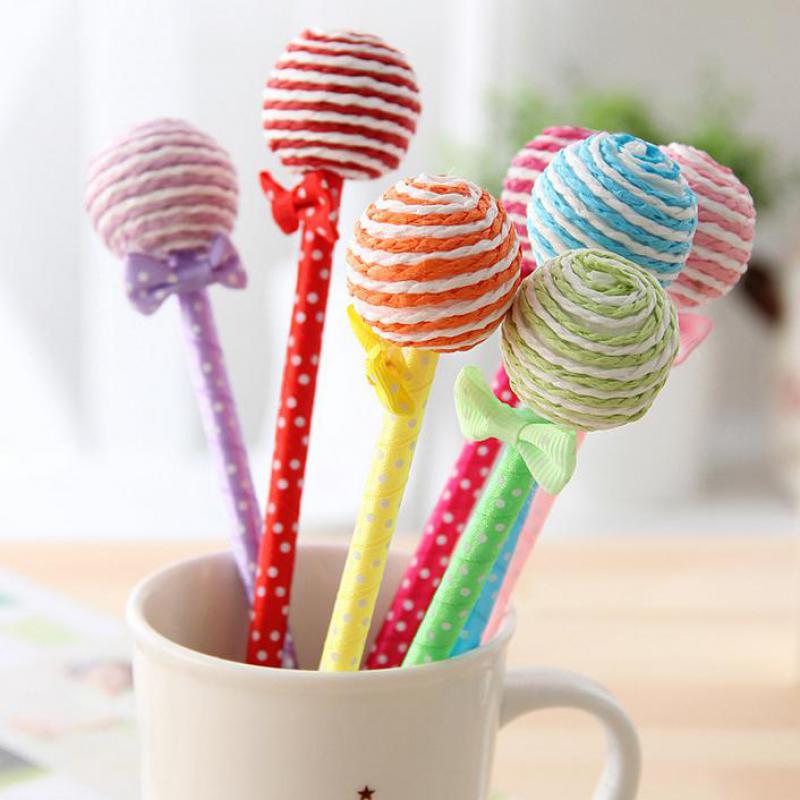 3pcs Cute Ballpoint Pen Lollipop Kawaii Novelty Pe... – Grandado