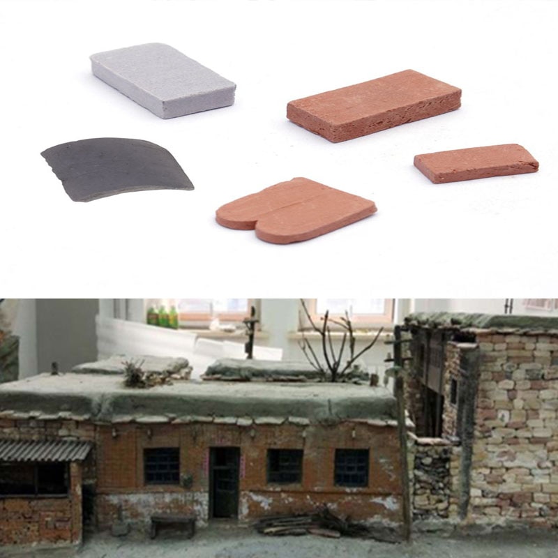 100/80/70 Pcs 1/16 1/35 Scale Miniature Brick Tile... – Grandado