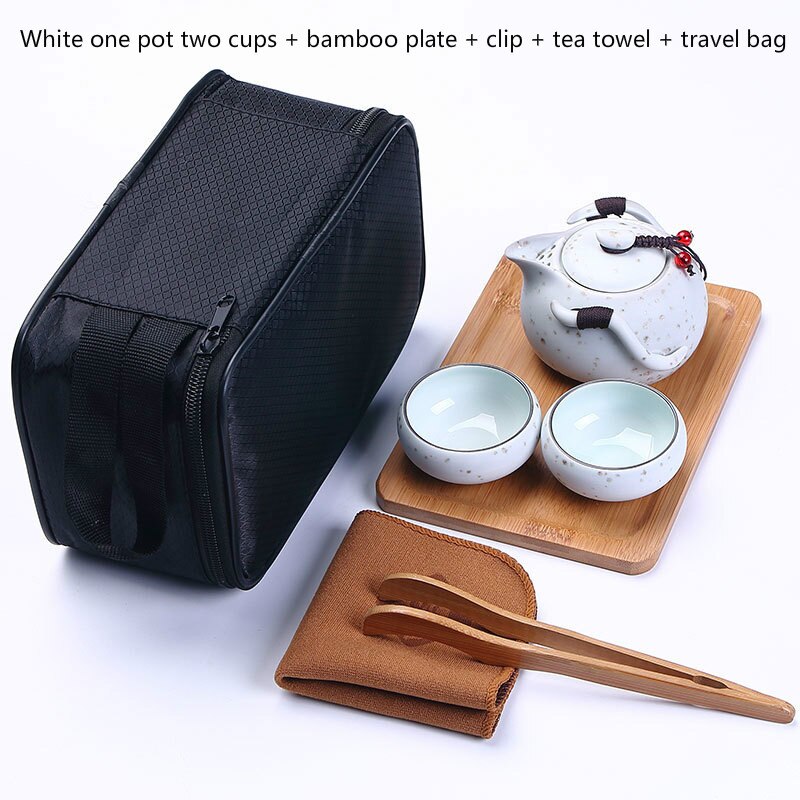 3Pcs Reise tee-set Tee-Set Porzellan Doppel Wand T... – Vicedeal