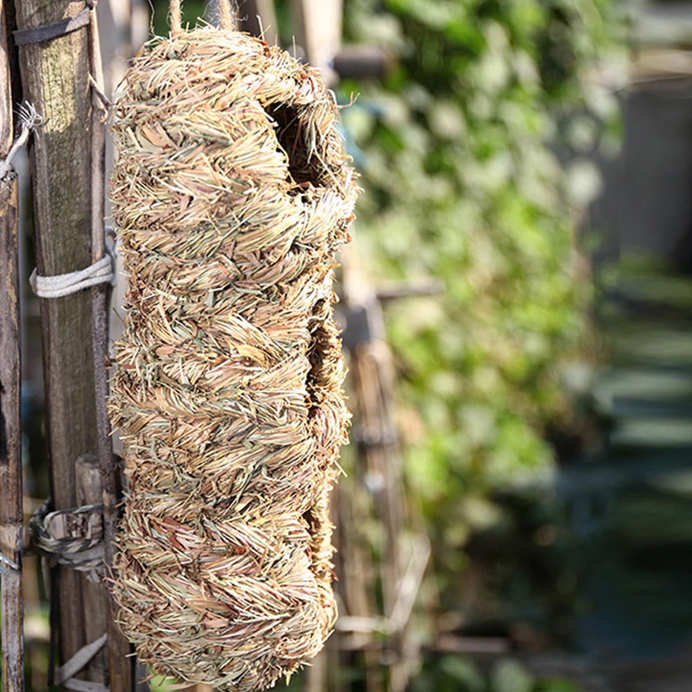 Garden Nest Decoration Resting Hanging Grass Birdh... – Grandado