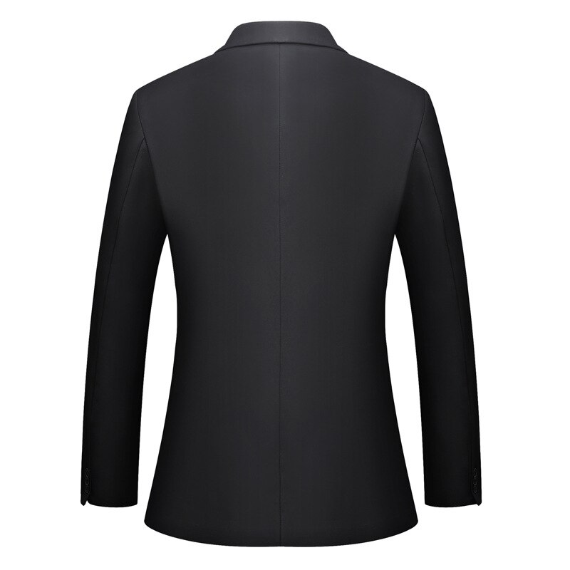 men's suits young suit two pure color double buckl... – Grandado