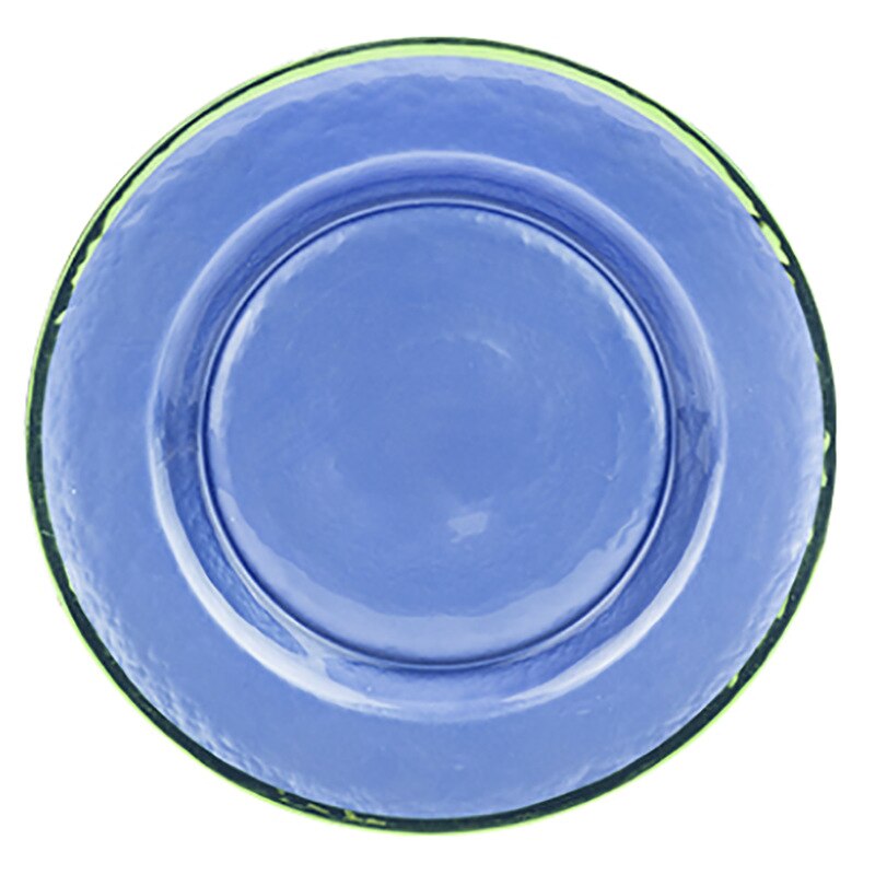 Nordic Phnom Penh cold glass plate round multicolo... – Vicedeal